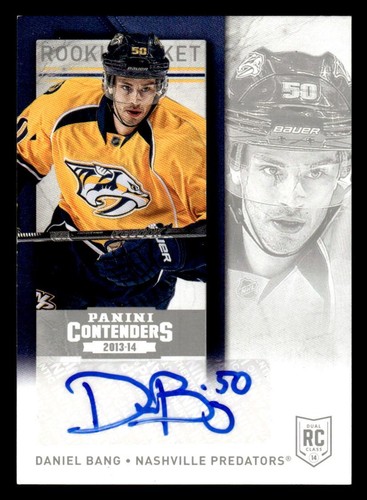 2013 PANINI CONTENDERS DANIEL BANG 280 MINT RC AUTOGRAPH NASHVILLE ...