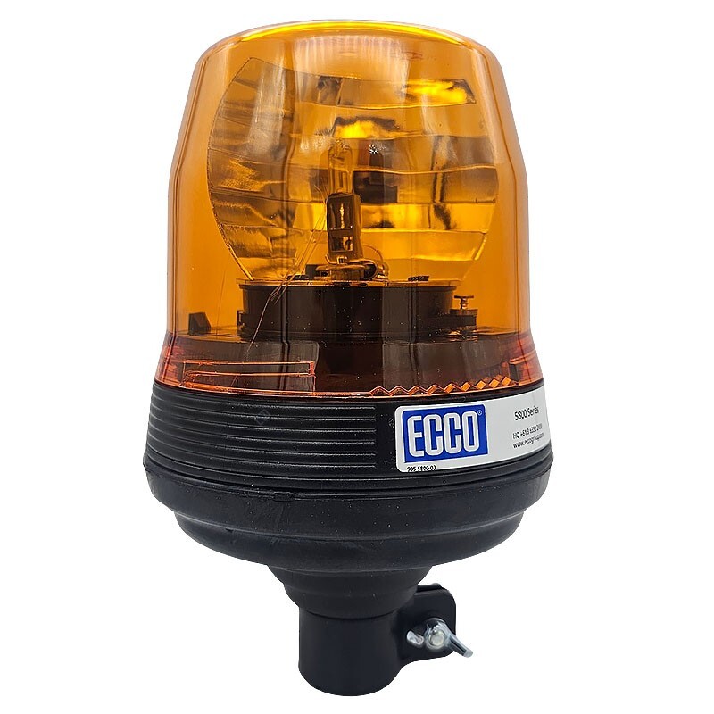 ECCO 5810A Rotating Beacon Safety Warning Light Emergency Amber Pole ...