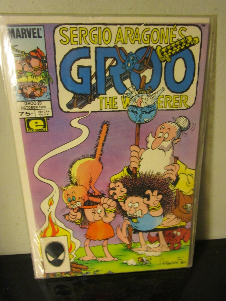 GROO THE WANDERER #20~ EPIC COMICS SERGIO ARAGONES BAGGED BOARDED~ | eBay