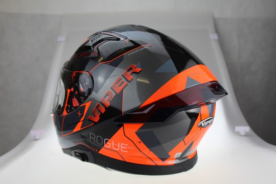 VIPER RSV95 FULL FACE ACU GOLD DUAL VISOR MOTORCYCLE HELMET ROGUE ...