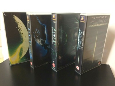 Alien - Aliens - Widescreen Box Set - Small Box VHS Tapes x 4 # | eBay