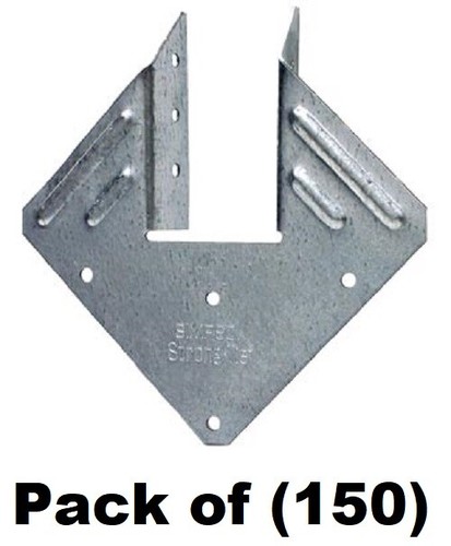 (150) ea Simpson Strong Tie H1A G90 Hurricane Tie Strap Connectors | eBay