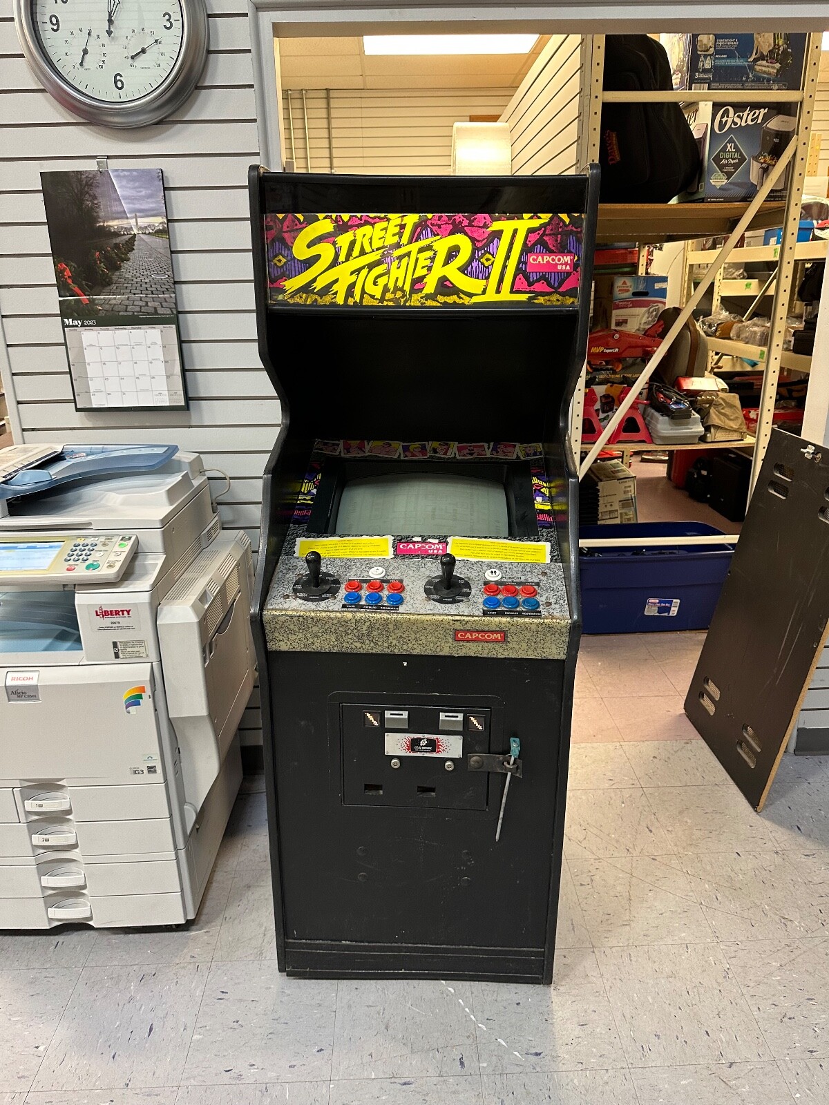 Street Fighter Arcade Sf2 Cabinet, Orginally Super Pacman Cab, CRT Not ...
