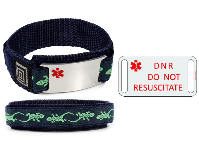 DNR DO NOT RESUSCITATE Sport Medical Alert ID Bracelet. Free Emergency ...