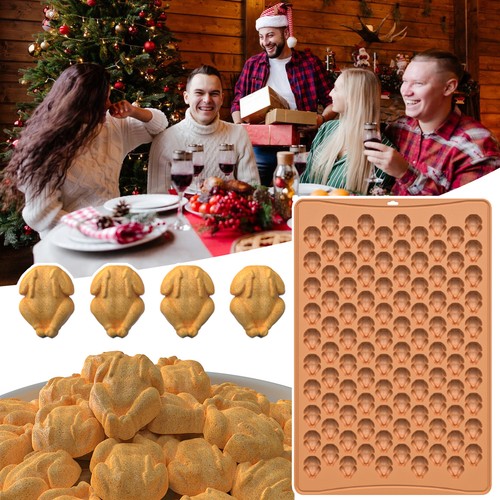 Turkey-shaped Baking Mold Non-stick Biscuit Christmas Tree Turkey Shape ...