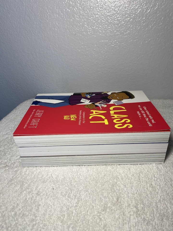Graphic novel set by Jerry Craft- Class Act, School Trip and New Kid ...