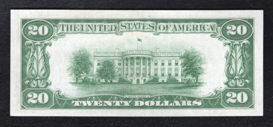 FR. 2052-C 1928-B $20 FRN FEDERAL RESERVE NOTE PHILADELPHIA, PA GEM ...