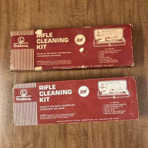2 Vintage Outer Gun Cleaning Kits 30 Cal & 22 Cal Both P-477 Kits | eBay