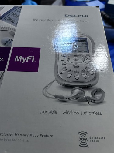 Delphi Personal XM Satellite Radio XM2Go MyFi SA10113-11P1 New Open Box ...
