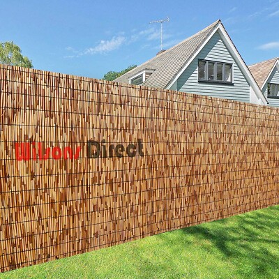 Reed Screening Roll Natural Fence Panel Peeled Reed Fencing Outdoor ...