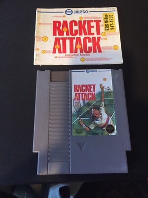 racket attack nes With Manual | eBay