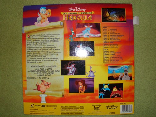 LASERDISC - LASER DISC - LASER DISQUE - LD - FILM - HERCULE - DISNEY ...