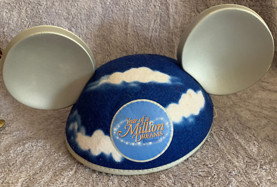 Mickey Mouse Ears Blue Hat Disneyland Resort, Year Of A Million Dreams ...