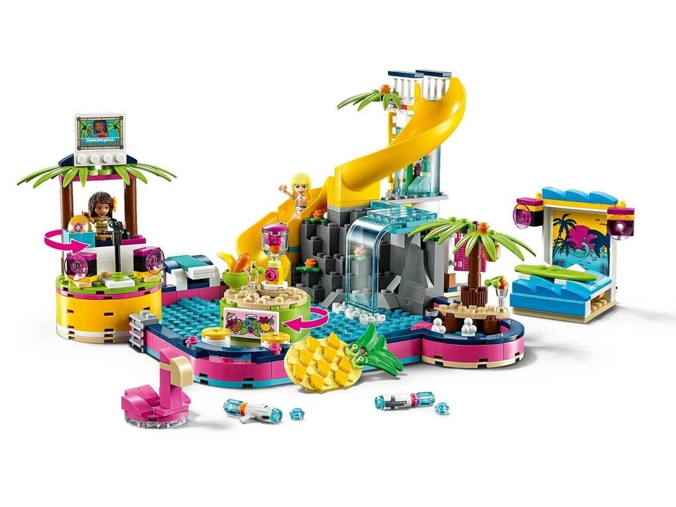 Lego Friends Set #41374 "Andrea's Pool Party" - 100% Complete with ...