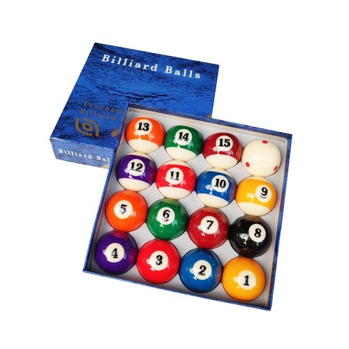 16 Pieces Billiard Balls Set Snooker Balls Resin Balls Billiards ...