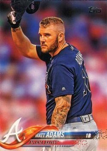 #178 Matt Adams - Atlanta Braves - 2018 Topps Baseball | eBay