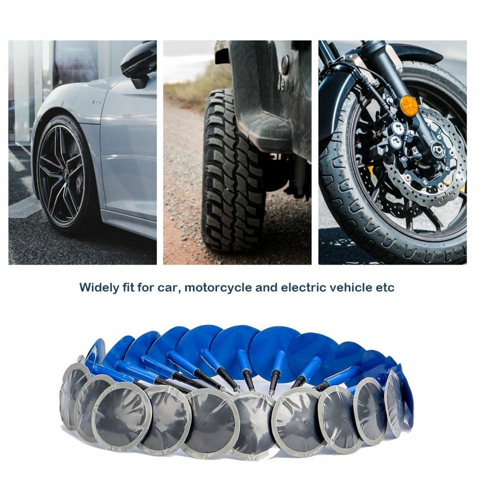 24pcs Auto Car Truck Tire Tyre Puncture Repair Plug Patch Kit 36mm 4mm ...