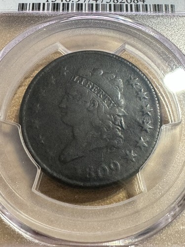 1809 Large Cent, PCGS VF Detail, Rare Date, free shipping | eBay