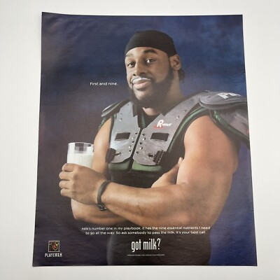 Donovan McNabb Got Milk? 2005 Print Ad 10"x12" Philadelphia Eagles NFL ...