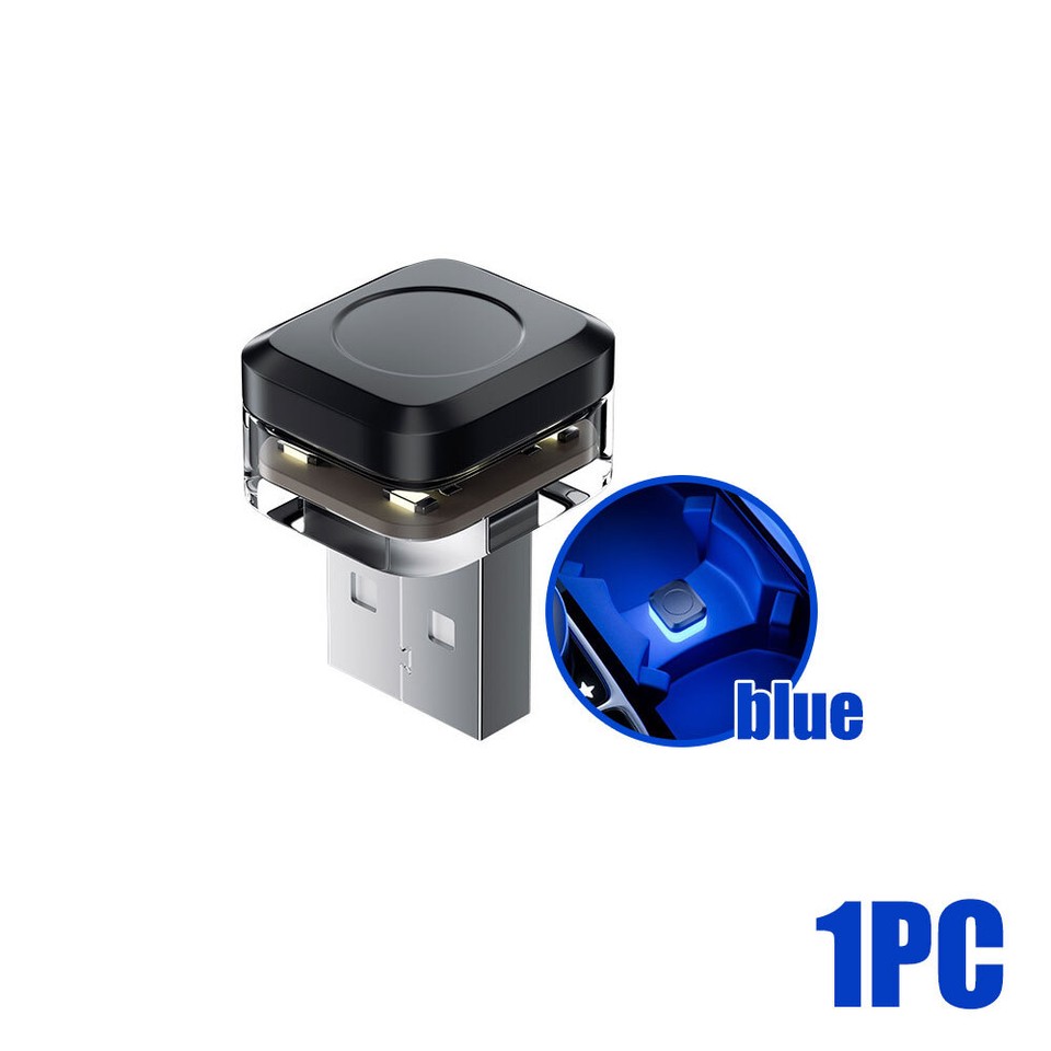1x Mini USB LED Car Interior Light Neon Atmosphere Ambient Lamp Bulb ...