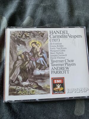 Handel: Carmelite Vespers, 1707 by Andrew Parrott / Taverner (b64/5 ...