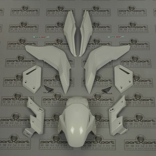 HONDA GENUINE MSX MSX125 GROM SF FAIRINGS SET + DECALS PEARL WHITE 2016 ...