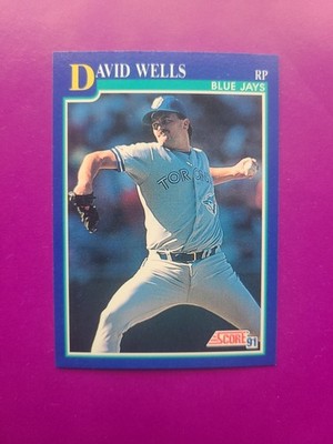 1991 Score David Wells Card | eBay