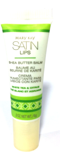 Mary Kay Satin Lips Shea Butter Balm White Tea & Citrus - 0.3 Oz | eBay