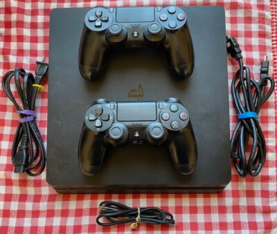 Sony PlayStation 4 SLIM 500GB Matte Black Video Game Console PS4 System ...