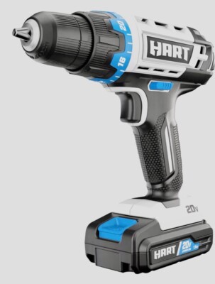 HART 20V 3/8” Cordless Drill Driver Project Kit - Black (HPPK01B ...