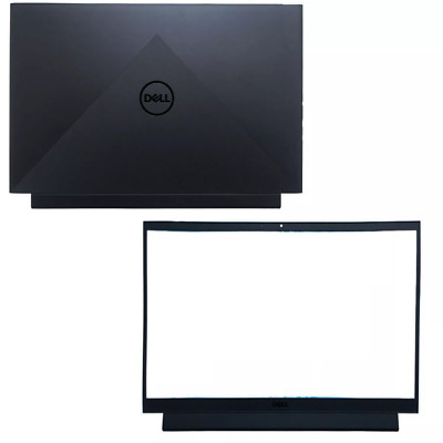 New Black LCD Back Cover Rear Lid ＆ Front Bezel For Dell G15 5510 5511 ...