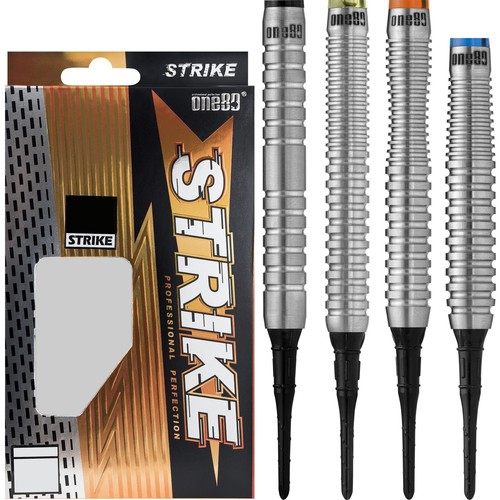 Soft Tip ONE80 Strike Darts Set 16g 18g grams 90% Tungsten Softip | eBay