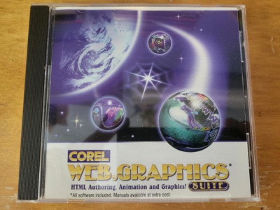 Corel Web Graphics Suite Windows 3.1 95 & Corel Draw 7 30-day trial ...