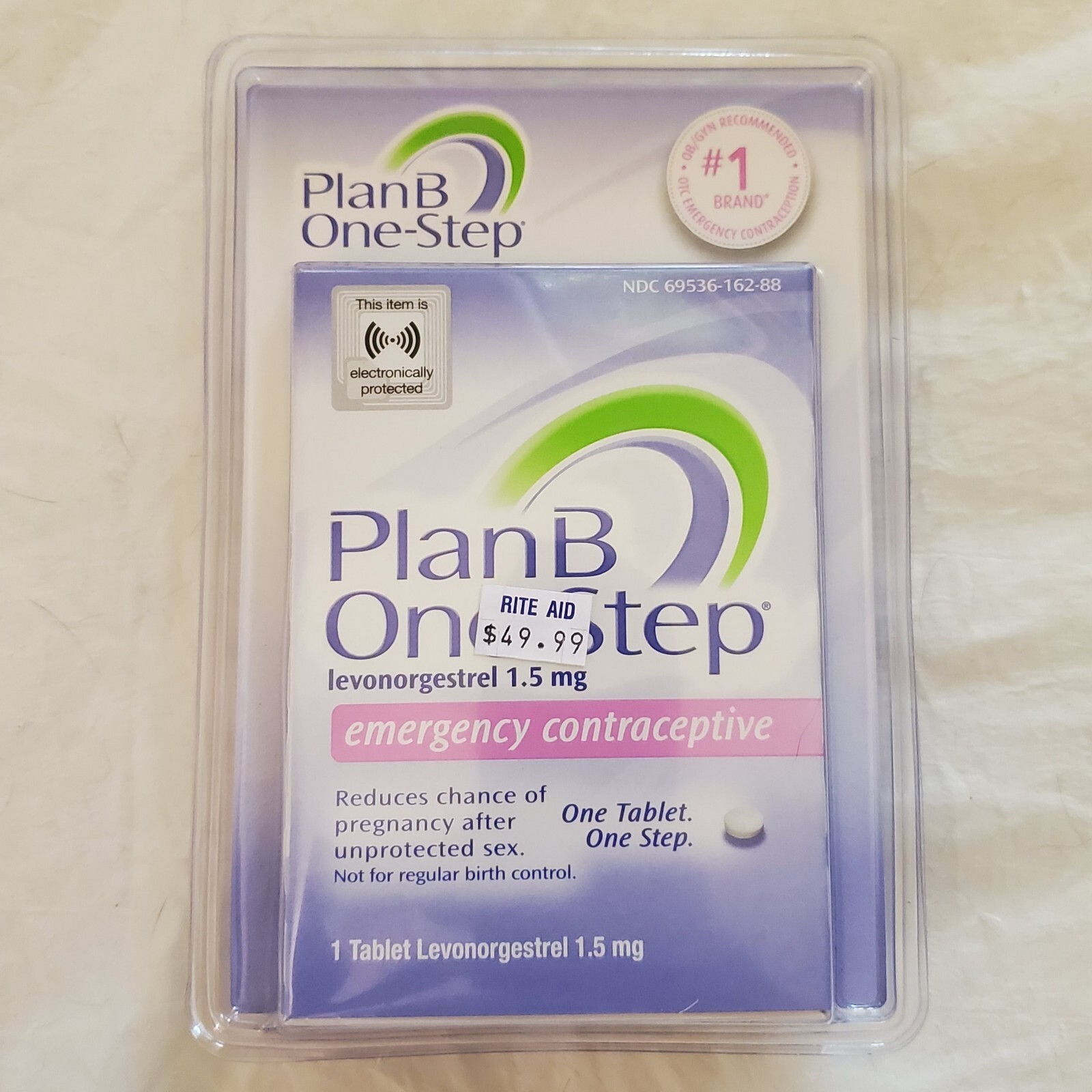 Plan B One Step Emergency Contraceptive 1 Tablet 369536162881 Ebay