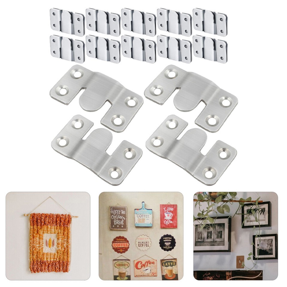 Interlocking Photo Frame Hooks Heavy Duty Picture Hangers for Mirror ...
