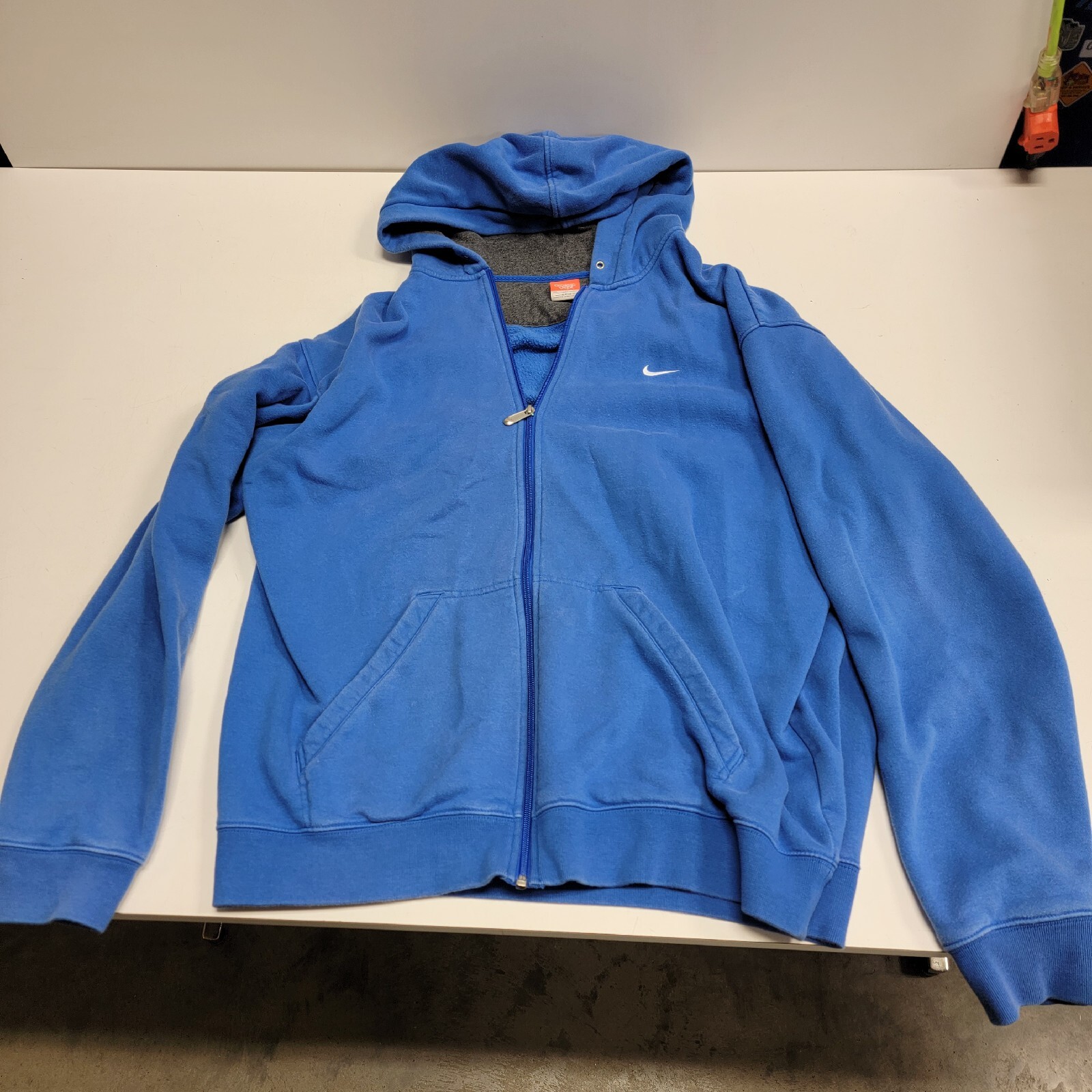 Nike Blue Men's Sz XXL The Athletic Dept. Zip Up Zipper Hoodie Jacket w ...