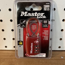Master Lock 4688D Luggage Lock with Flexible Shackle for sale online | eBay