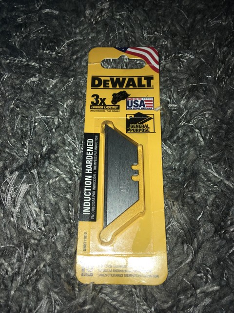 Dewalt 10 Pack General Purpose Utility Knife Blades 75 Longer Lasting ...