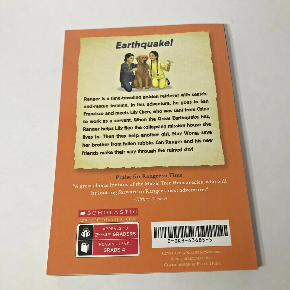 Escape from the Great Earthquake Ranger in Time 6 9780545909839| eBay
