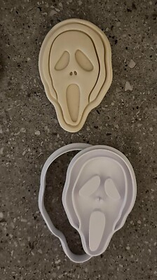 Scream face cookie cutter and stamp | eBay Australia
