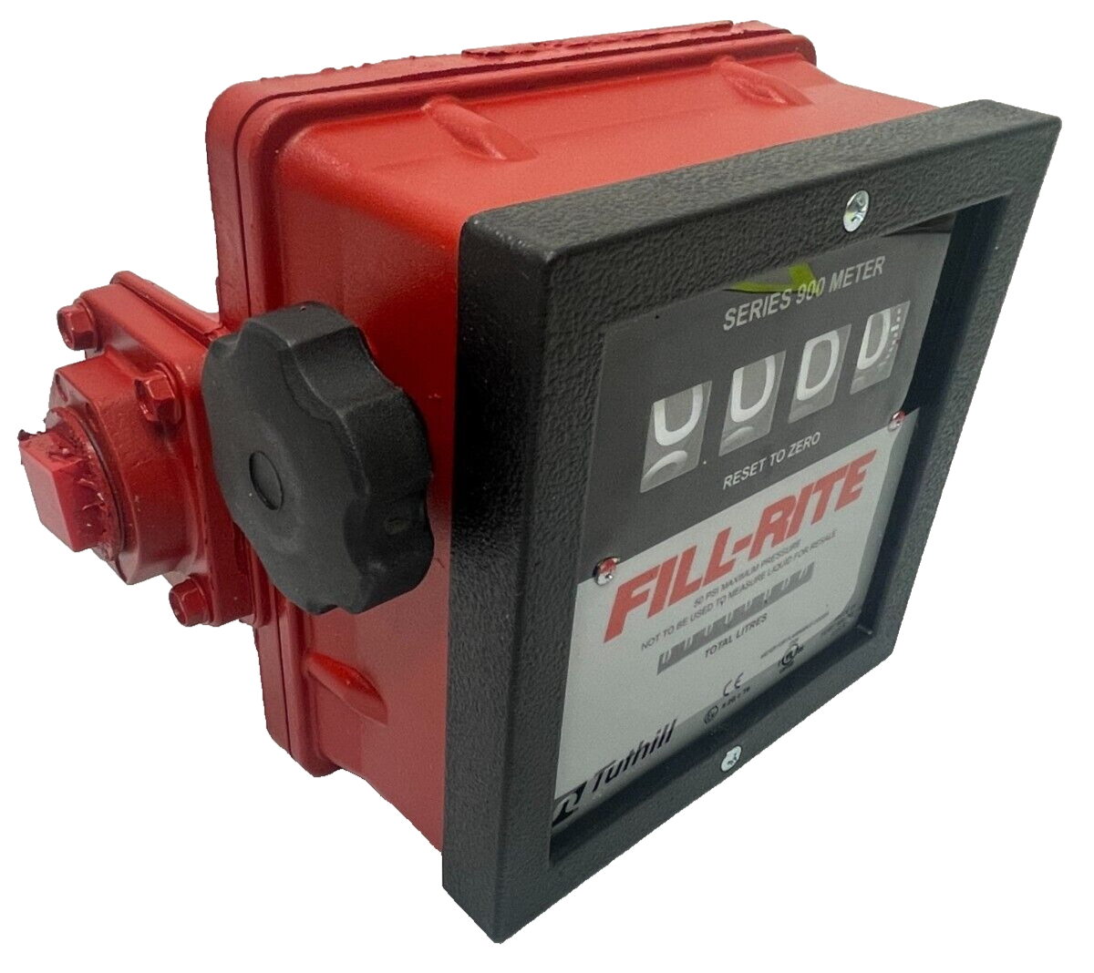 FILL-RITE 1" 4 Wheel Mechanical Fuel Transfer Meter Liter Metric 901CL ...
