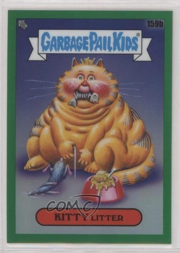 2021 Chrome Garbage Pail Kids Original Series 4 Green Refractor Kitty ...