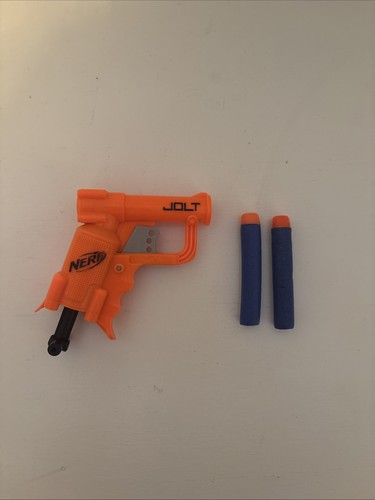 Nerf N-Strike Elite Jolt Orange Blaster Toy Gun w/ 2 Darts - TESTED ...