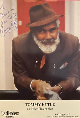 TOMMY EYTLE *Jules Tavernier* EASTENDERS SIGNED FAN CAST PHOTO CARD ...