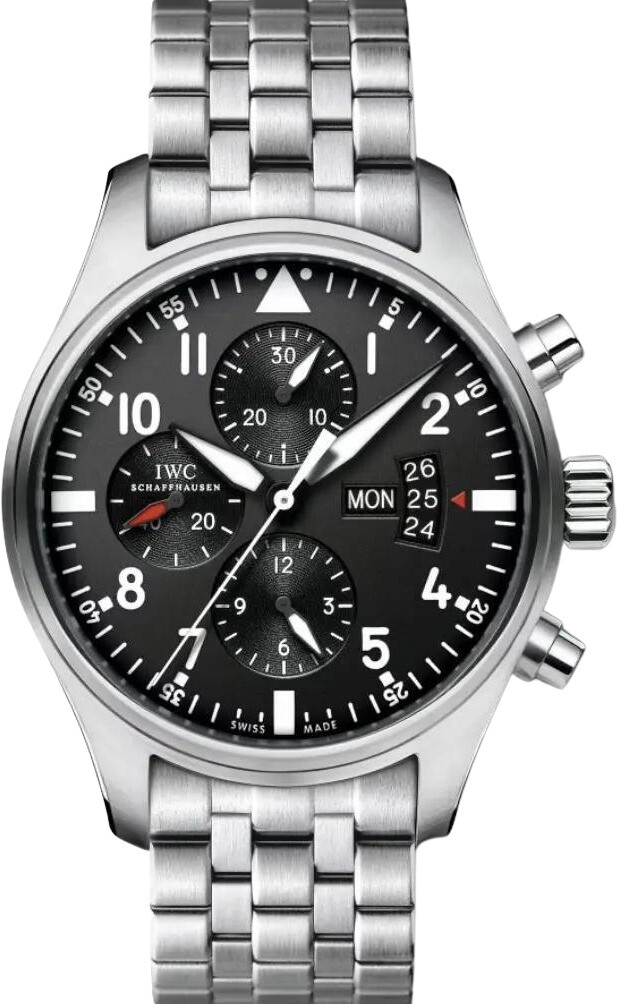 IWC Pilot's Watch Men's Black Watch - IW377704 for sale online | eBay