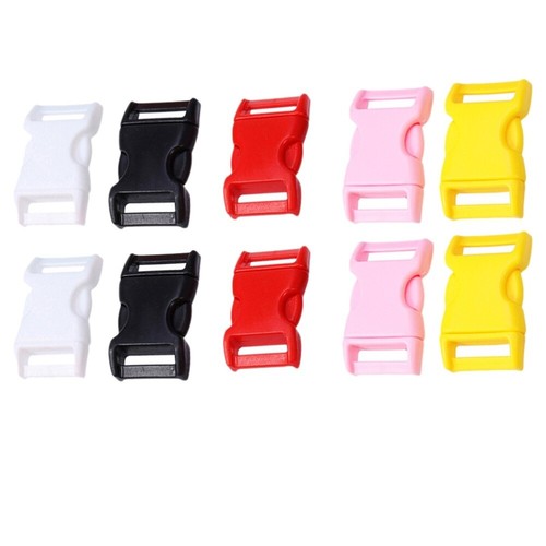 10Pcs Buckles Adjustable Strap Buckle Plastic Side Release Clip | eBay