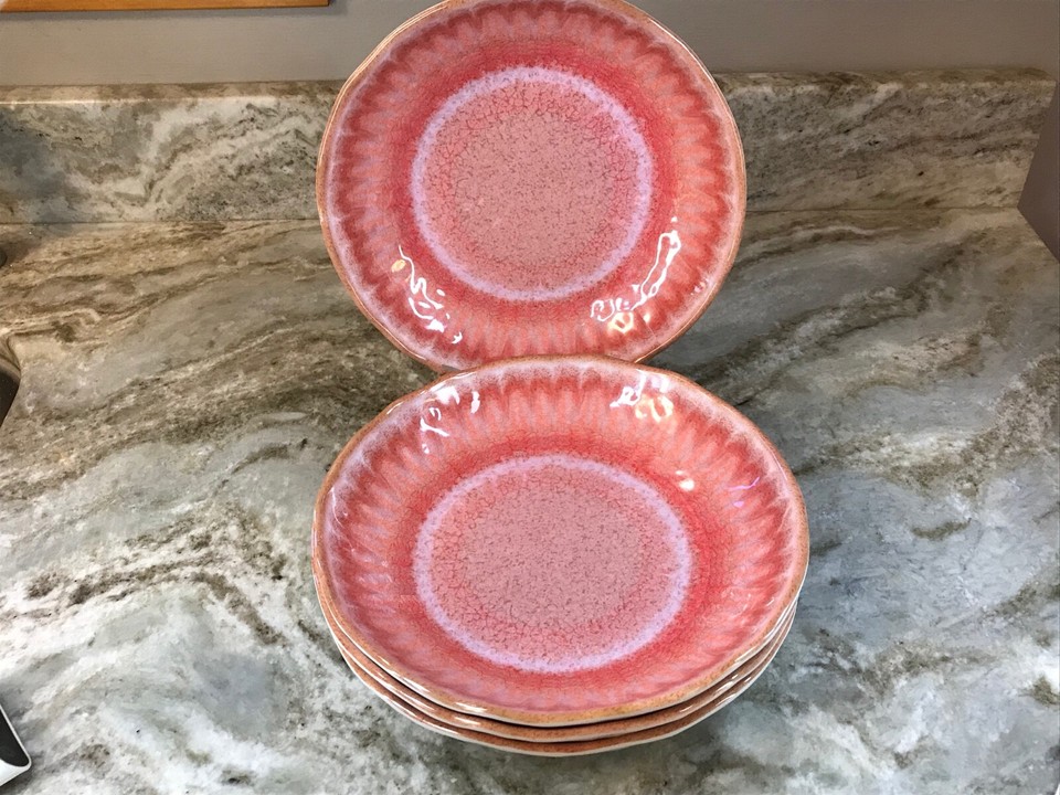 Sea Splash Coral Melamine Dinner, Salad Plates Or Dinner Bowls You ...