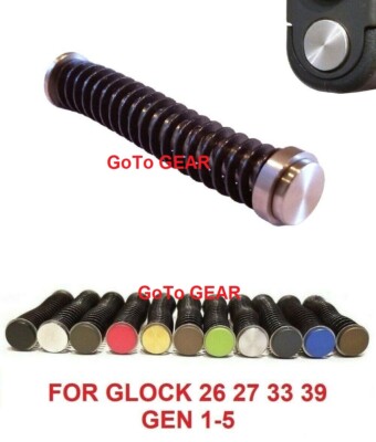 For GLOCK 26 27 33 39 GEN 1 2 3 4 5 Stainless Steel Guide Rod Assembly ...