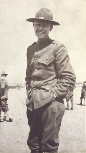 Vintage 1910’s PHOTO WW1 US Soldier Doughboy Smiling Basic Training | eBay