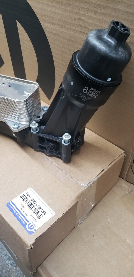 68596317AB MOPAR OEM 3.6L OIL COOLER FILTER HOUSING *BRAND NEW* | eBay